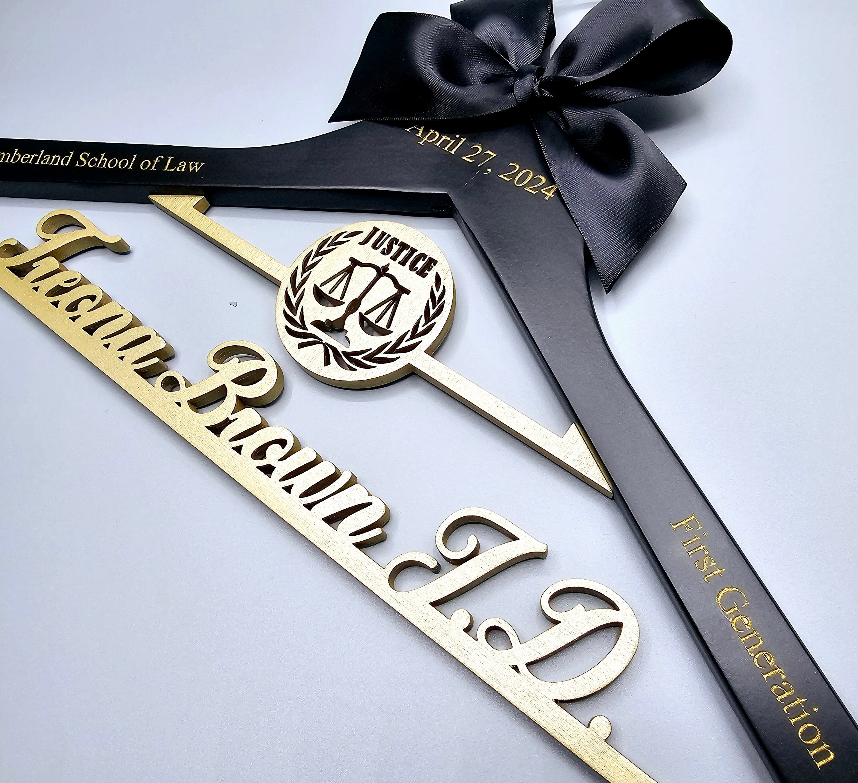 Laser cut Judge Hanger – WeddingHangerStudio
